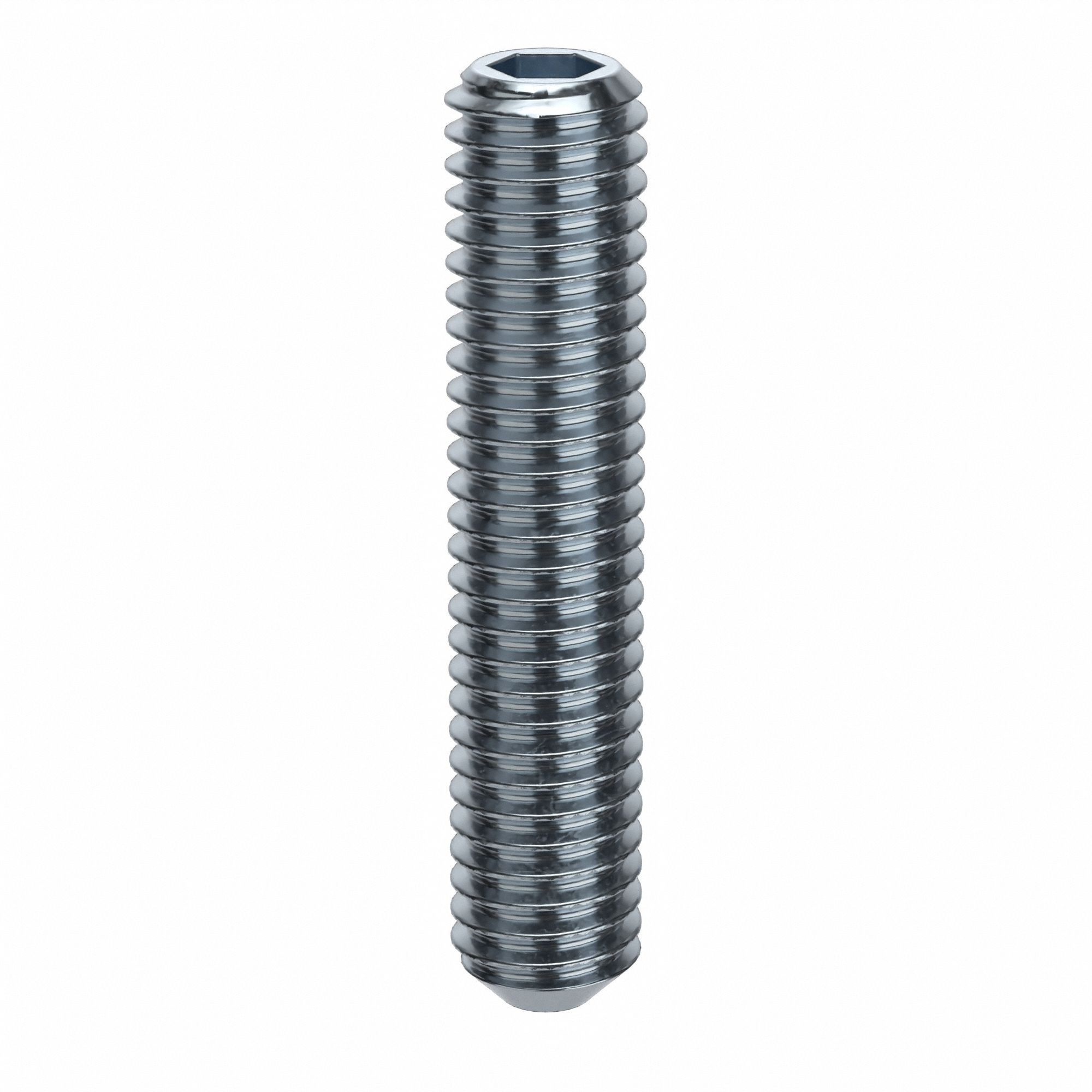 M6x1 Thread Size, 30 mm Overall Lg, Socket Set Screw - 31JX84|M07850 ...