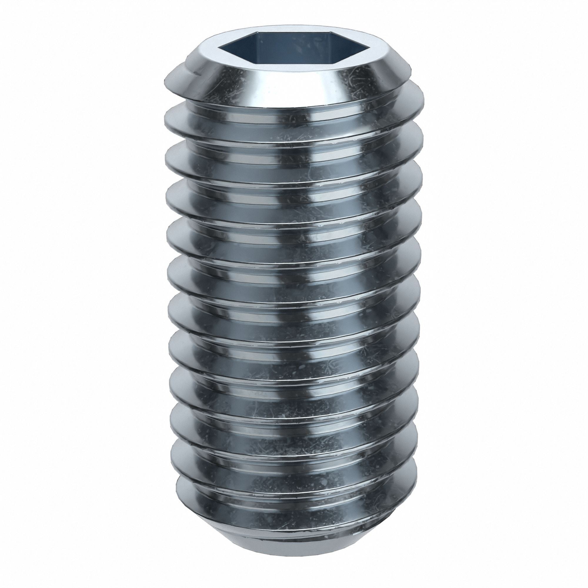 M8x1.25 Thread Size, 16 mm Overall Lg, Socket Set Screw - 31JX90|M07850 ...