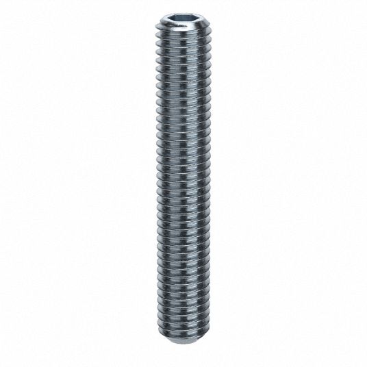 M8x1.25 Thread Size, 50 mm Overall Lg, Socket Set Screw - 31JX96|M07850 ...