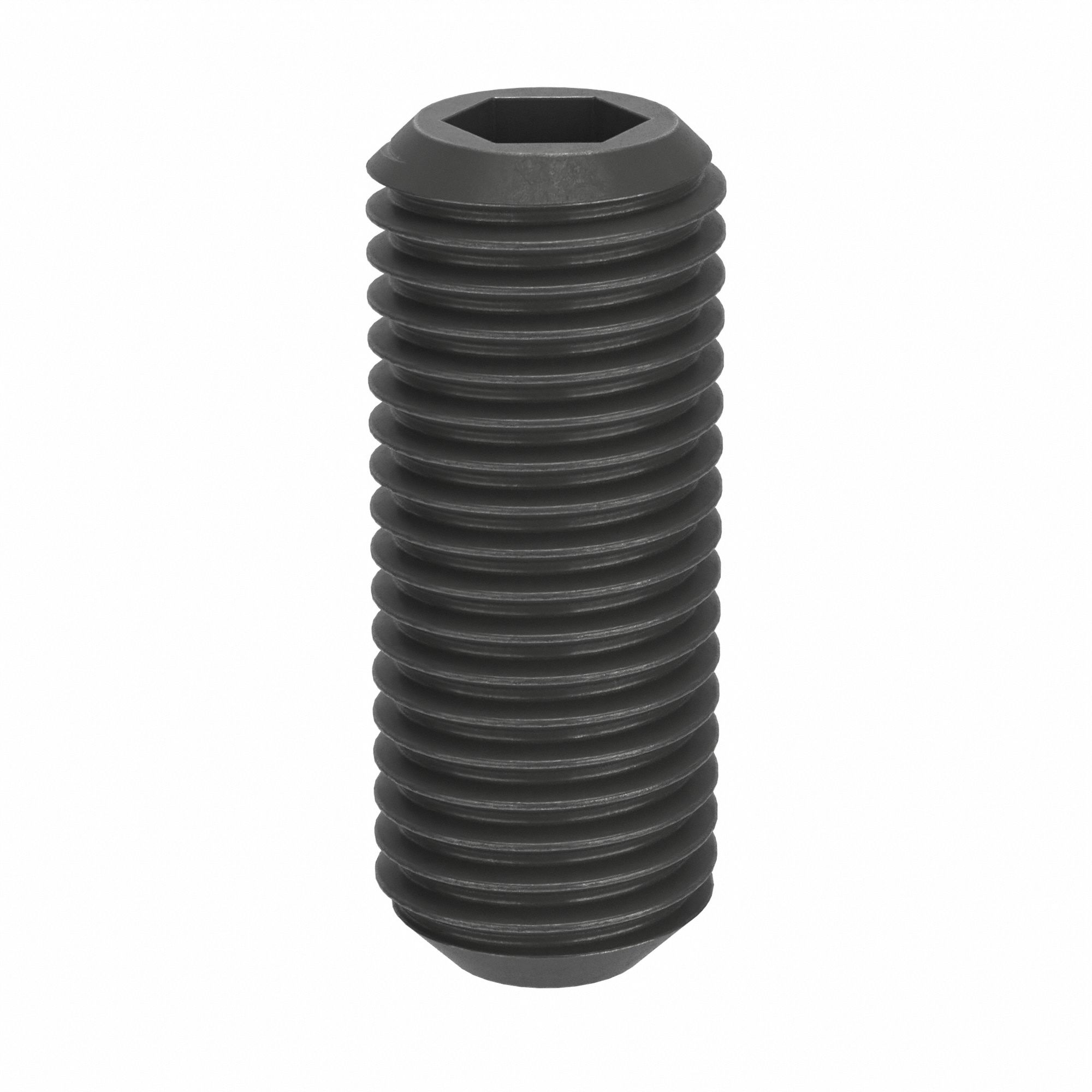 M10x1.25 Thread Size, 25 mm Overall Lg, Socket Set Screw - 31JY35 ...