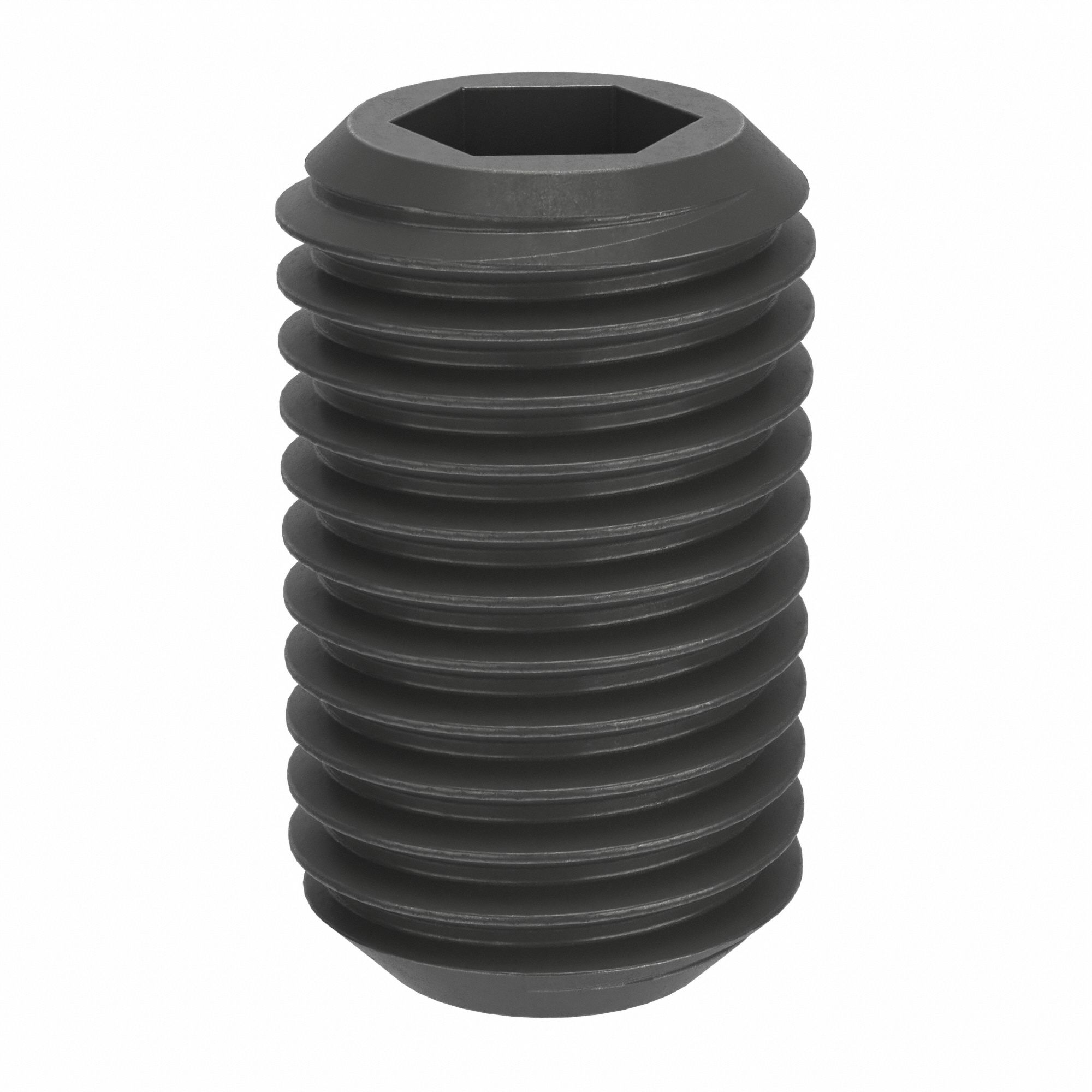 M12x1.5 Thread Size, 20 mm Overall Lg, Socket Set Screw - 31JY42|M07852 ...