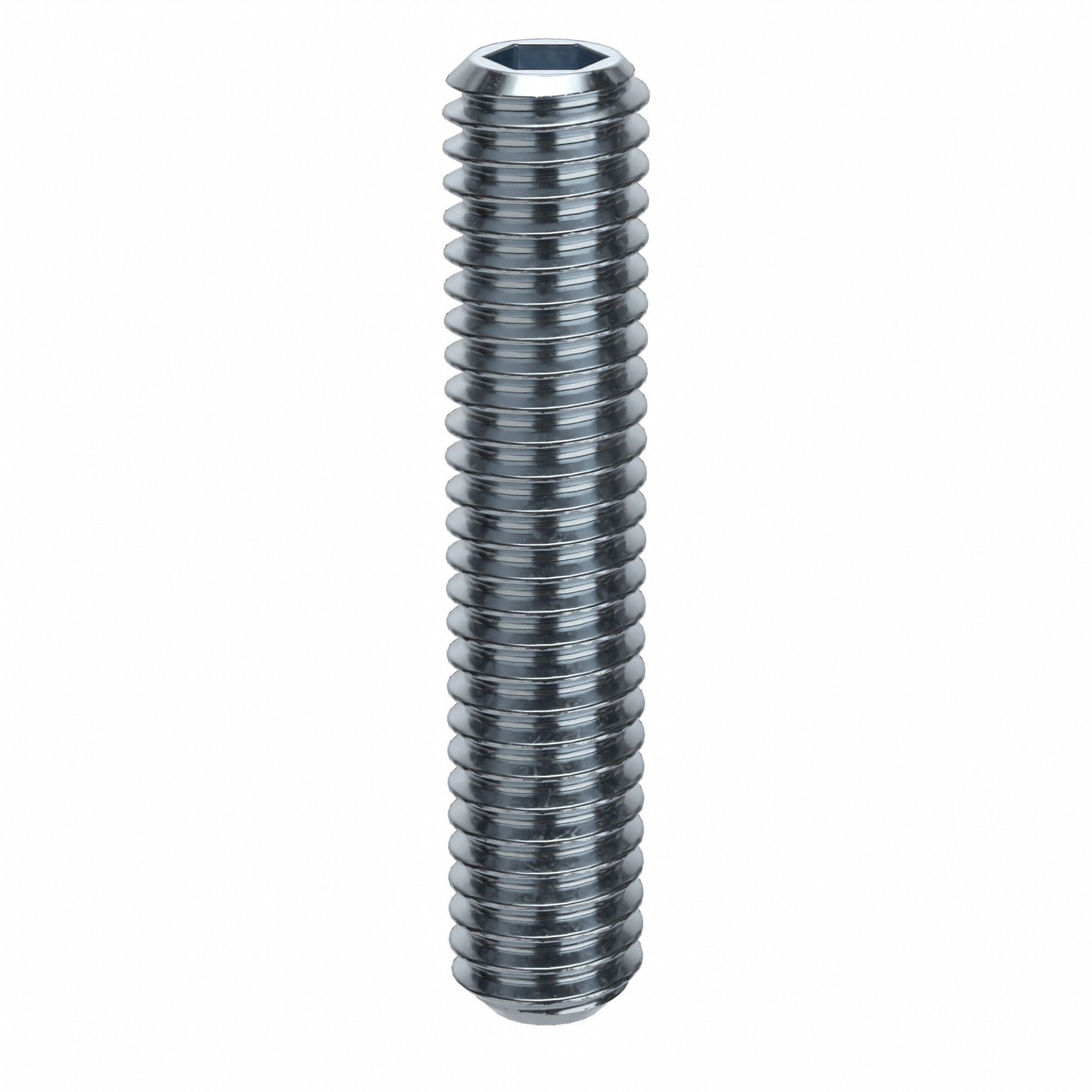 M4x0.7 Thread Size, 20 mm Overall Lg, Socket Set Screw - 31JY62|M07860 ...
