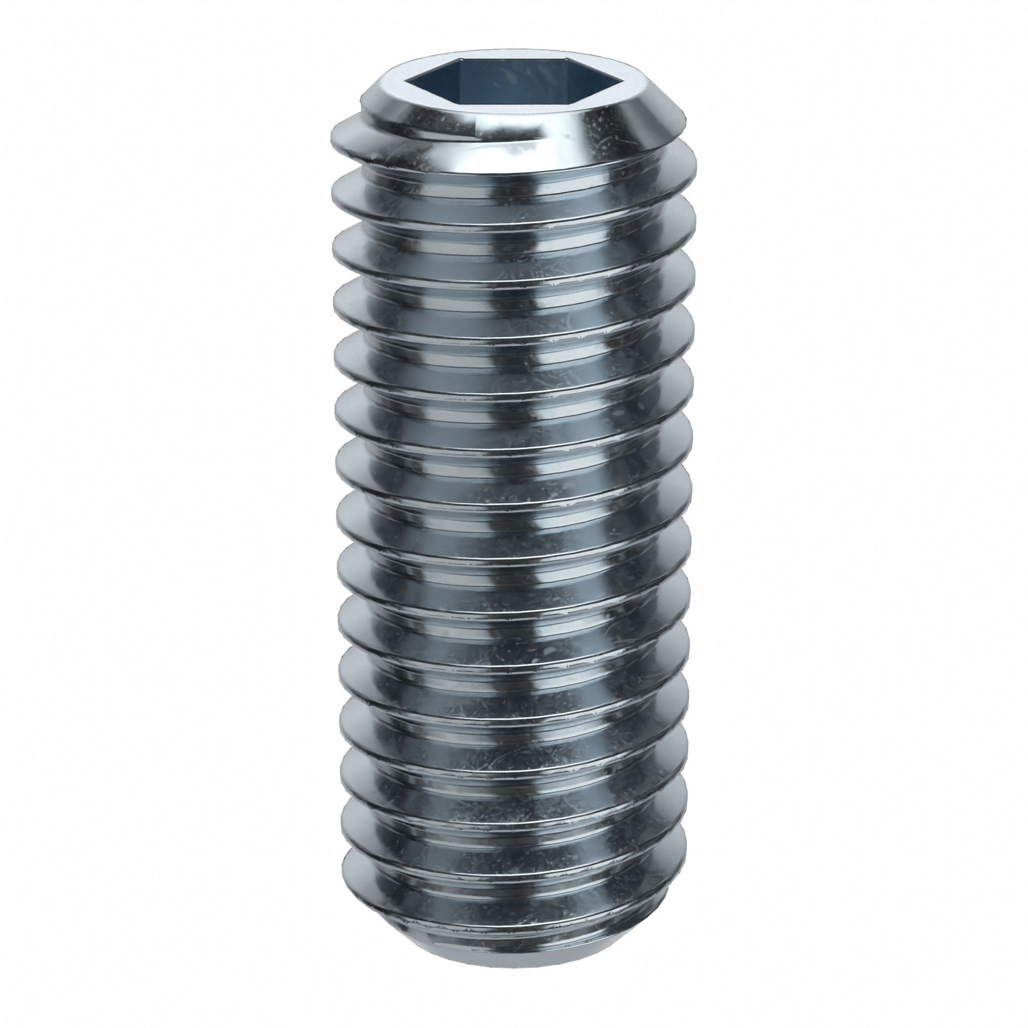 M8x1.25 Thread Size, 20 mm Overall Lg, Socket Set Screw - 31JY82|M07860 ...