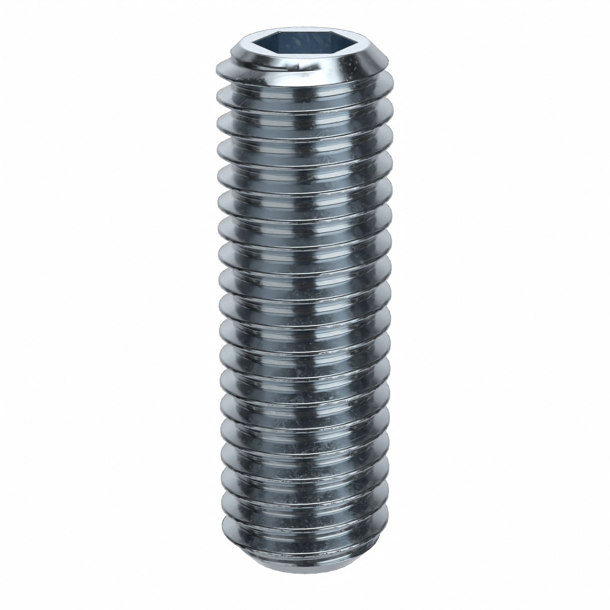 M8x1.25 Thread Size, 25 mm Overall Lg, Socket Set Screw - 31JY83|M07860.080.0025 - Grainger