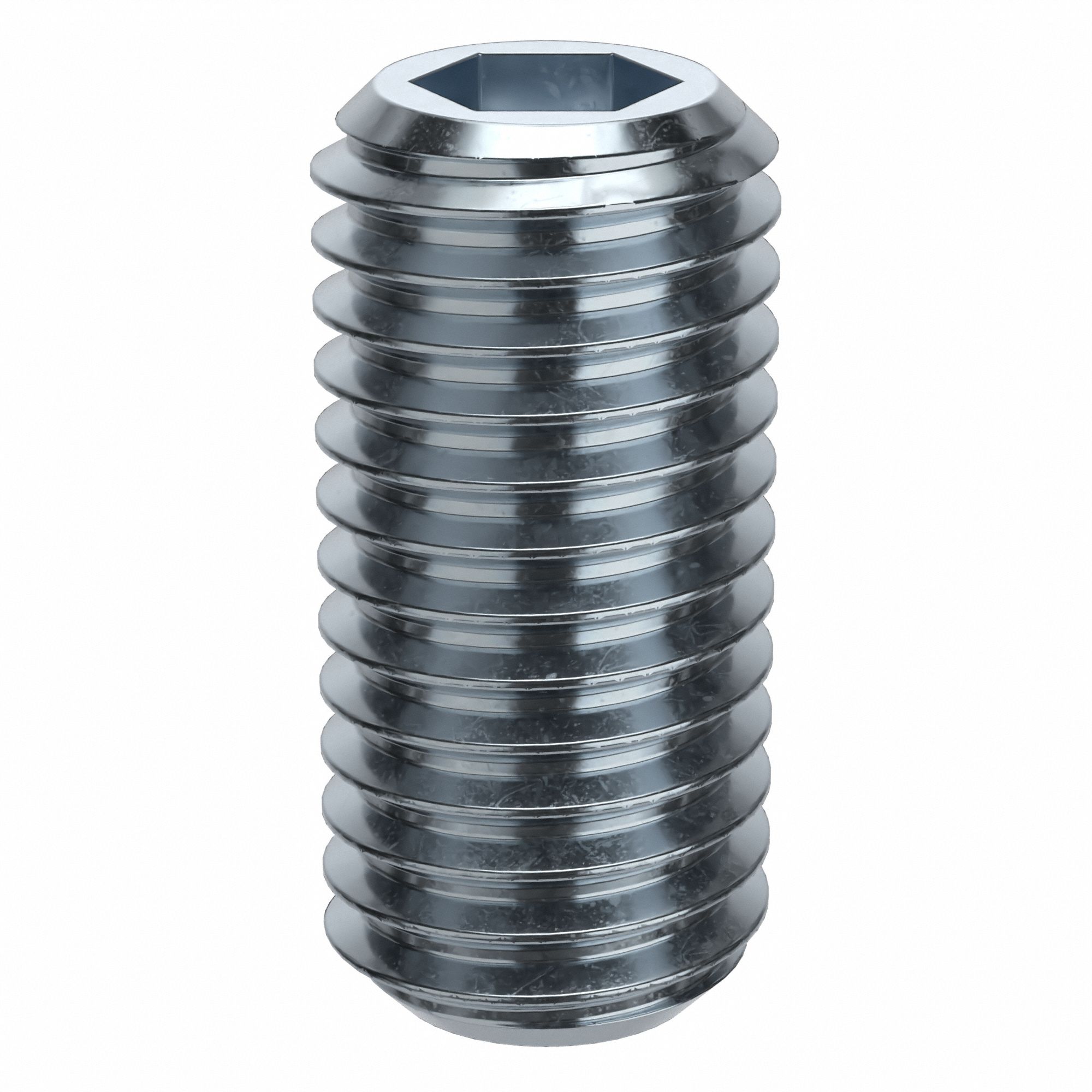 M12x1.75 Thread Size, 25 mm Overall Lg, Socket Set Screw - 31JY96 ...