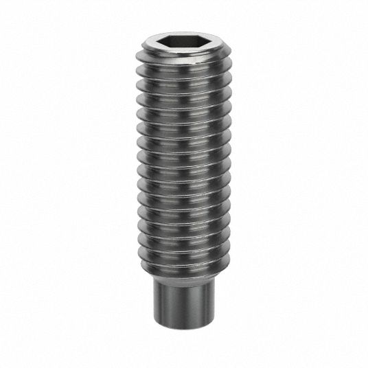 M8x1.25 Thread Size, 25 mm Overall Lg, Socket Set Screw - 31JZ87|M51230 ...