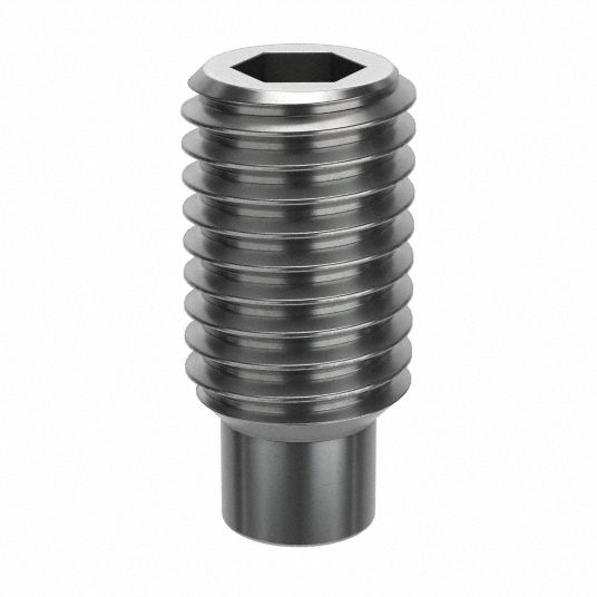 M12x1.75 Thread Size, 25 mm Overall Lg, Socket Set Screw - 31KA08 ...