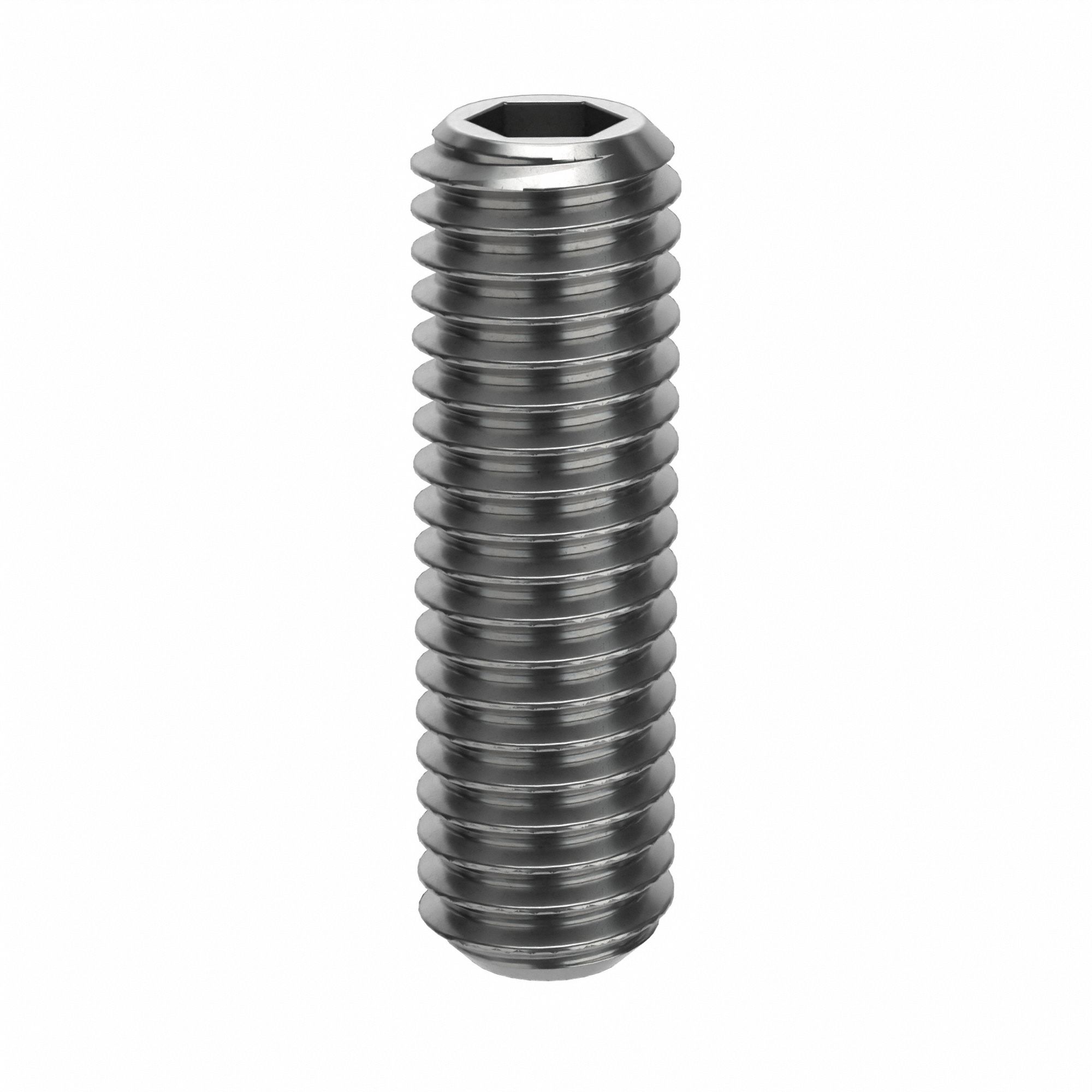 M6x1 Thread Size, 20 mm Overall Lg, Socket Set Screw - 31KA52|M51240 ...