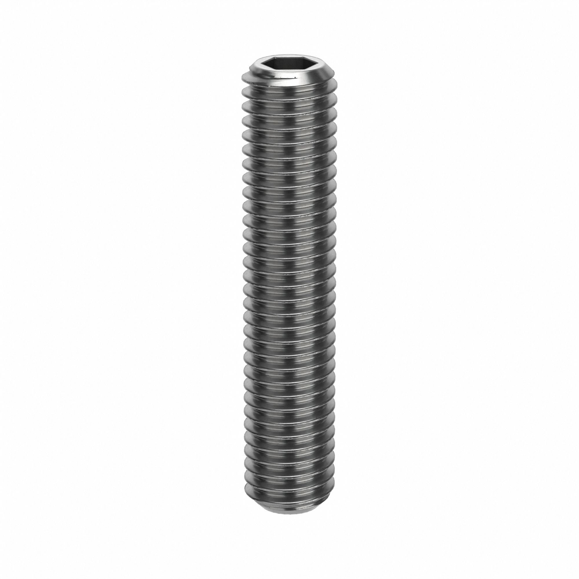 M8x1.25 Thread Size, 40 mm Overall Lg, Socket Set Screw - 31KA61|M51240 ...