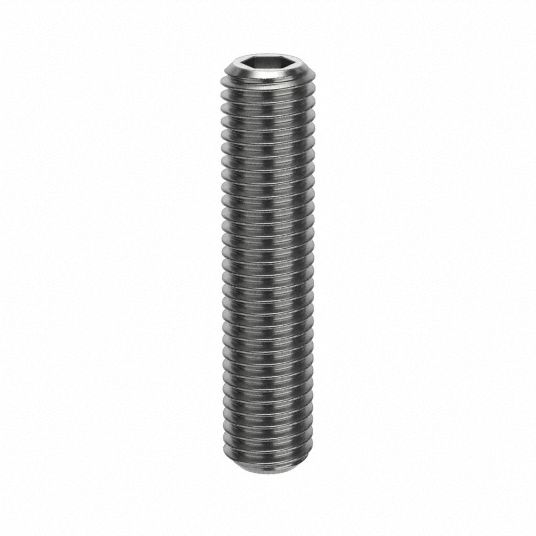 M12x1.75 Thread Size, 55 mm Overall Lg, Socket Set Screw - 31KA75 ...