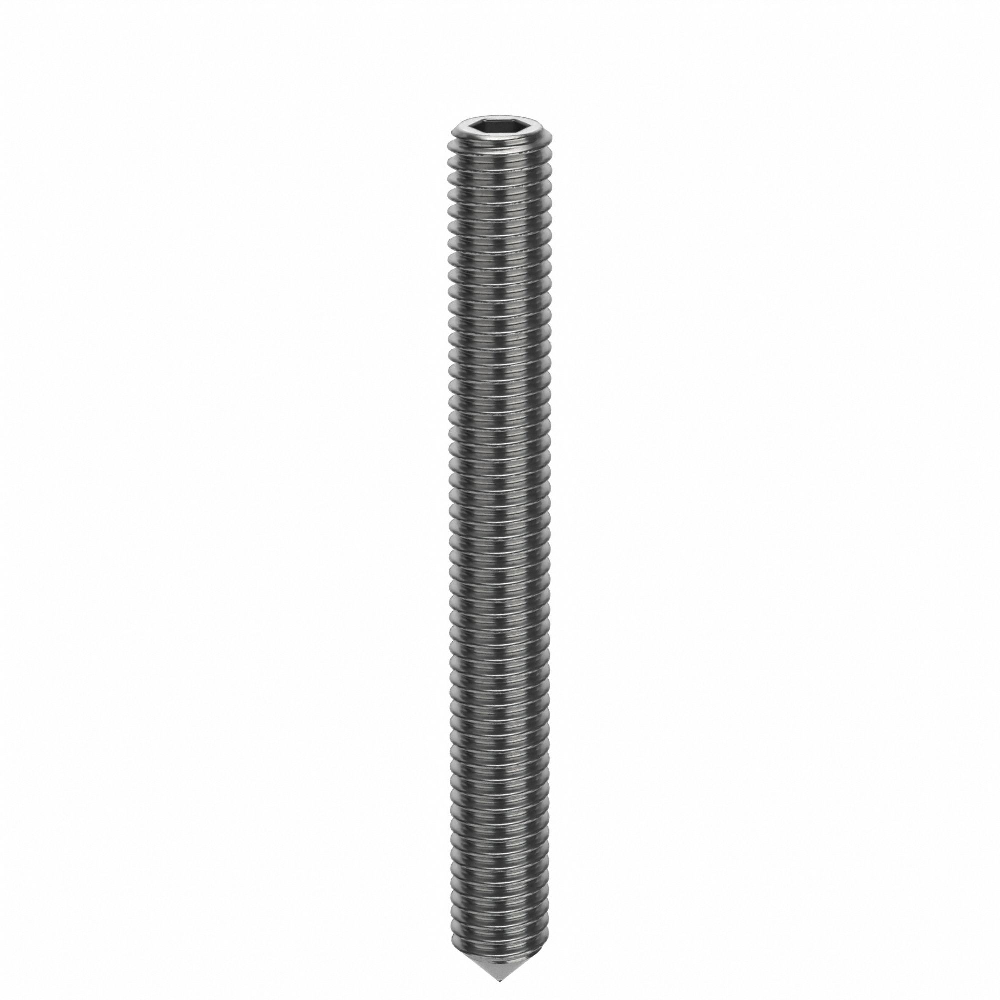 M5x0.8 Thread Size, 45 mm Overall Lg, Socket Set Screw - 31KC33|M51250 ...