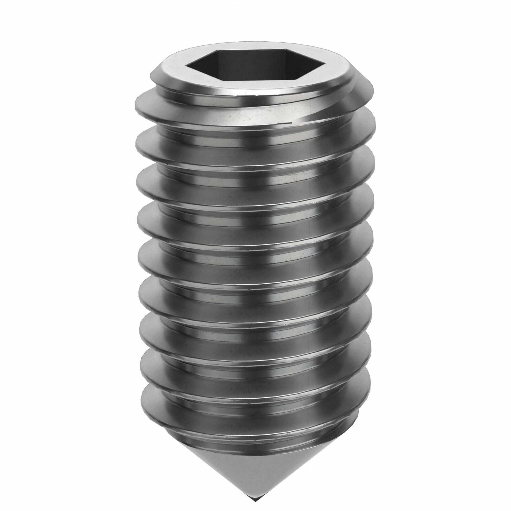 M6x1 Thread Size, 12 mm Overall Lg, Socket Set Screw - 31KC39|M51250 ...