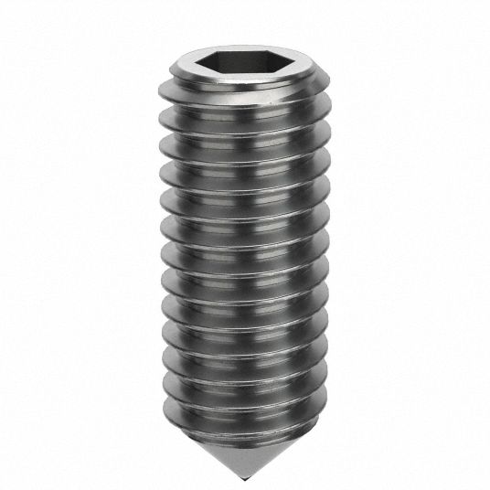 M6x1 Thread Size, 16 mm Overall Lg, Socket Set Screw - 31KC41|M51250 ...