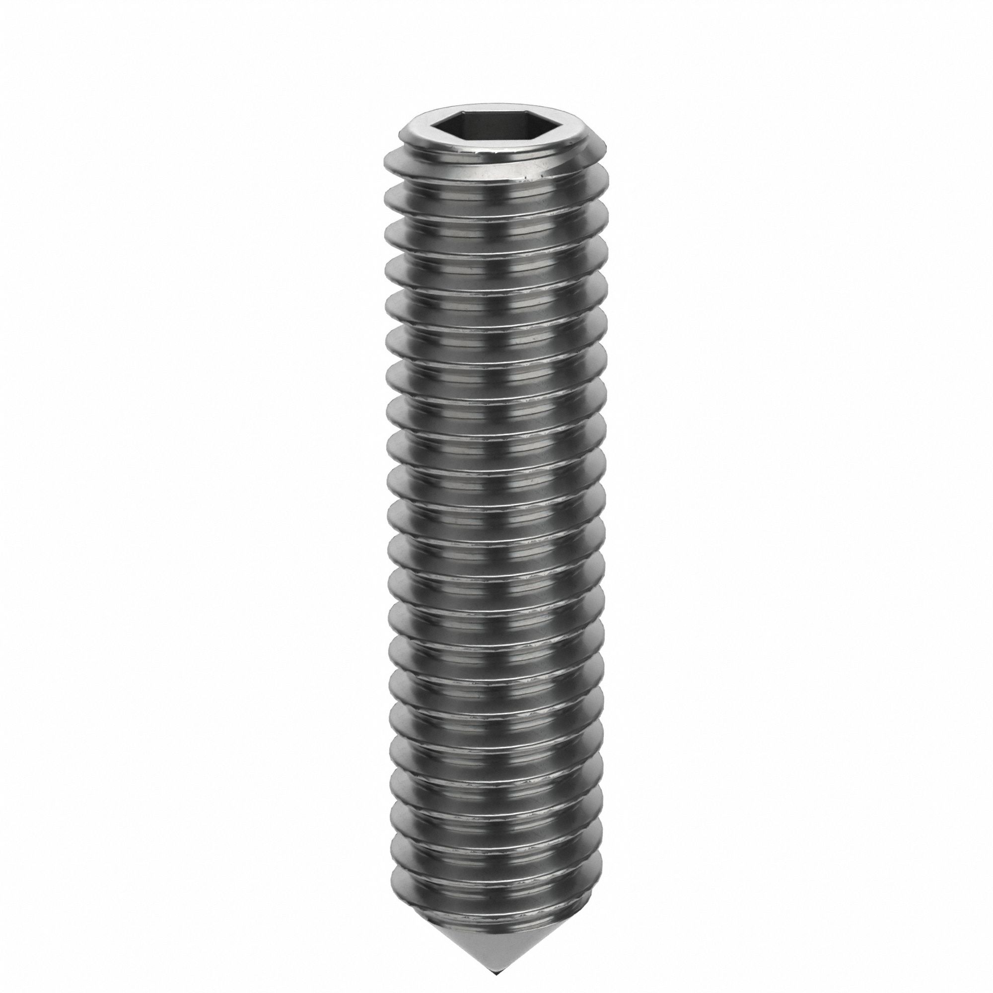 M6x1 Thread Size, 25 mm Overall Lg, Socket Set Screw - 31KC43|M51250 ...