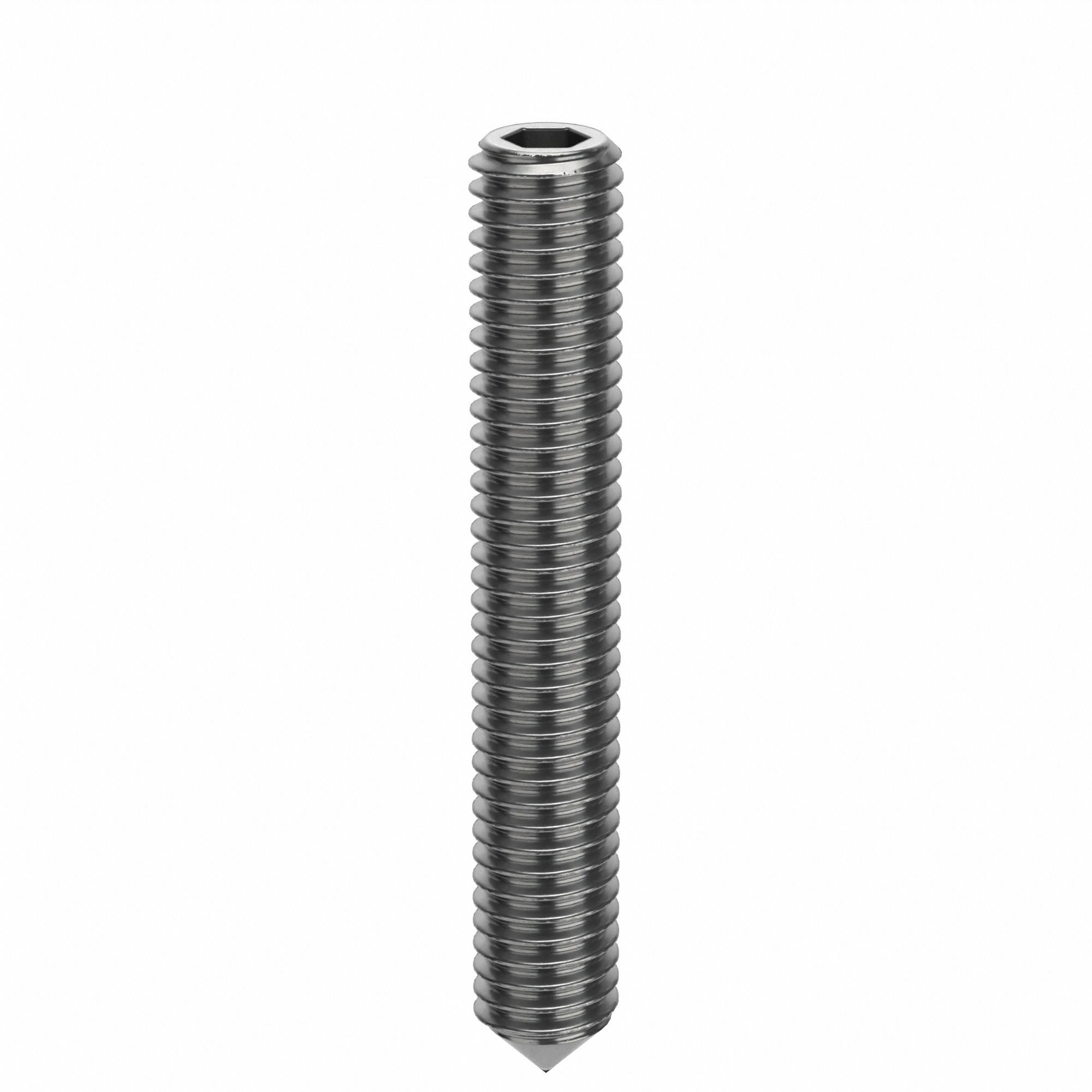 M6x1 Thread Size, 40 mm Overall Lg, Socket Set Screw - 31KC44|M51250 ...