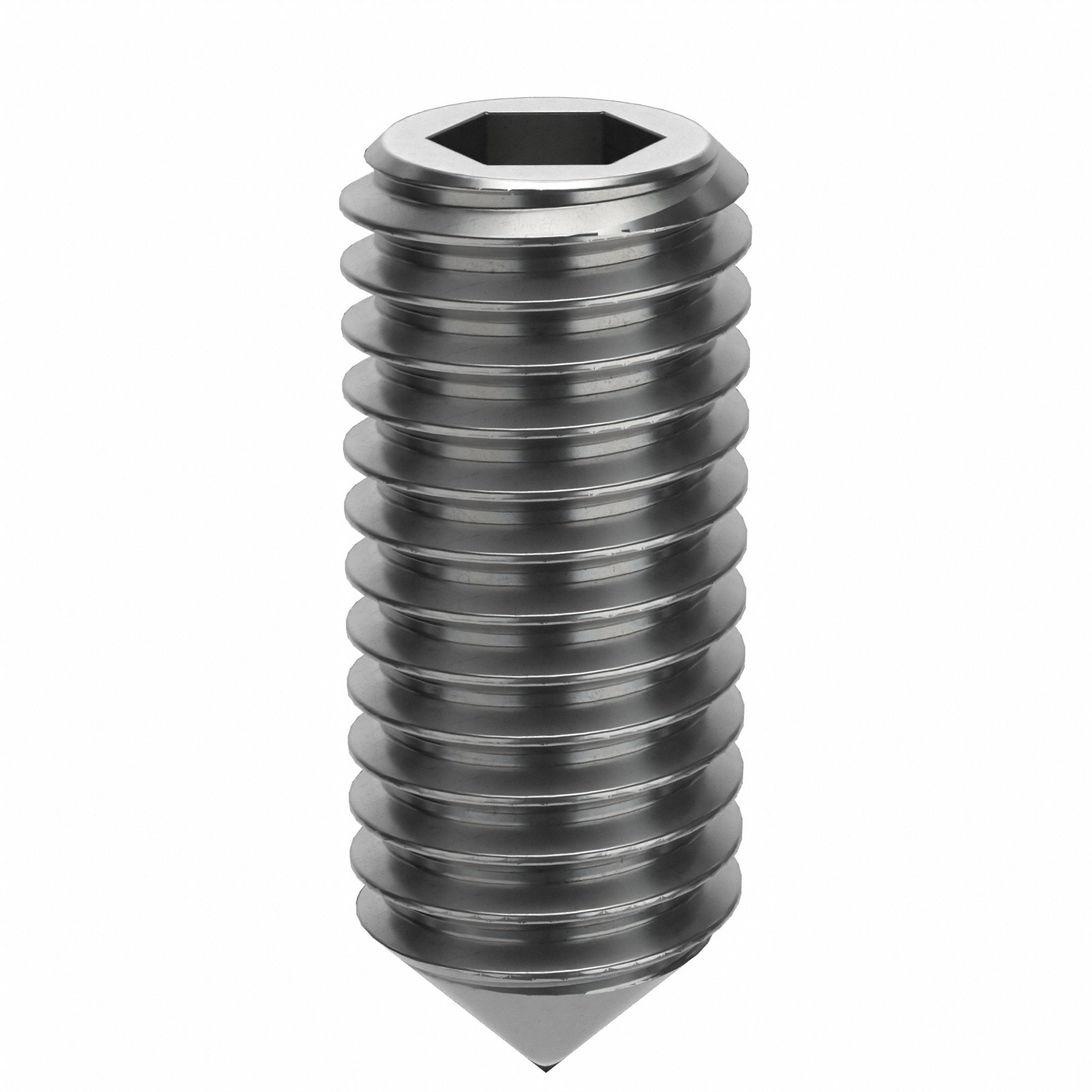 M8x1.25 Thread Size, 20 mm Overall Lg, Socket Set Screw - 31KC52|M51250 ...