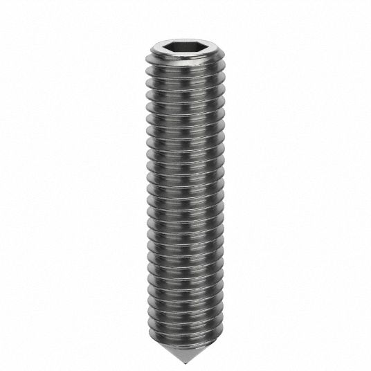 M8x1.25 Thread Size, 35 mm Overall Lg, Socket Set Screw - 31KC54|M51250 ...