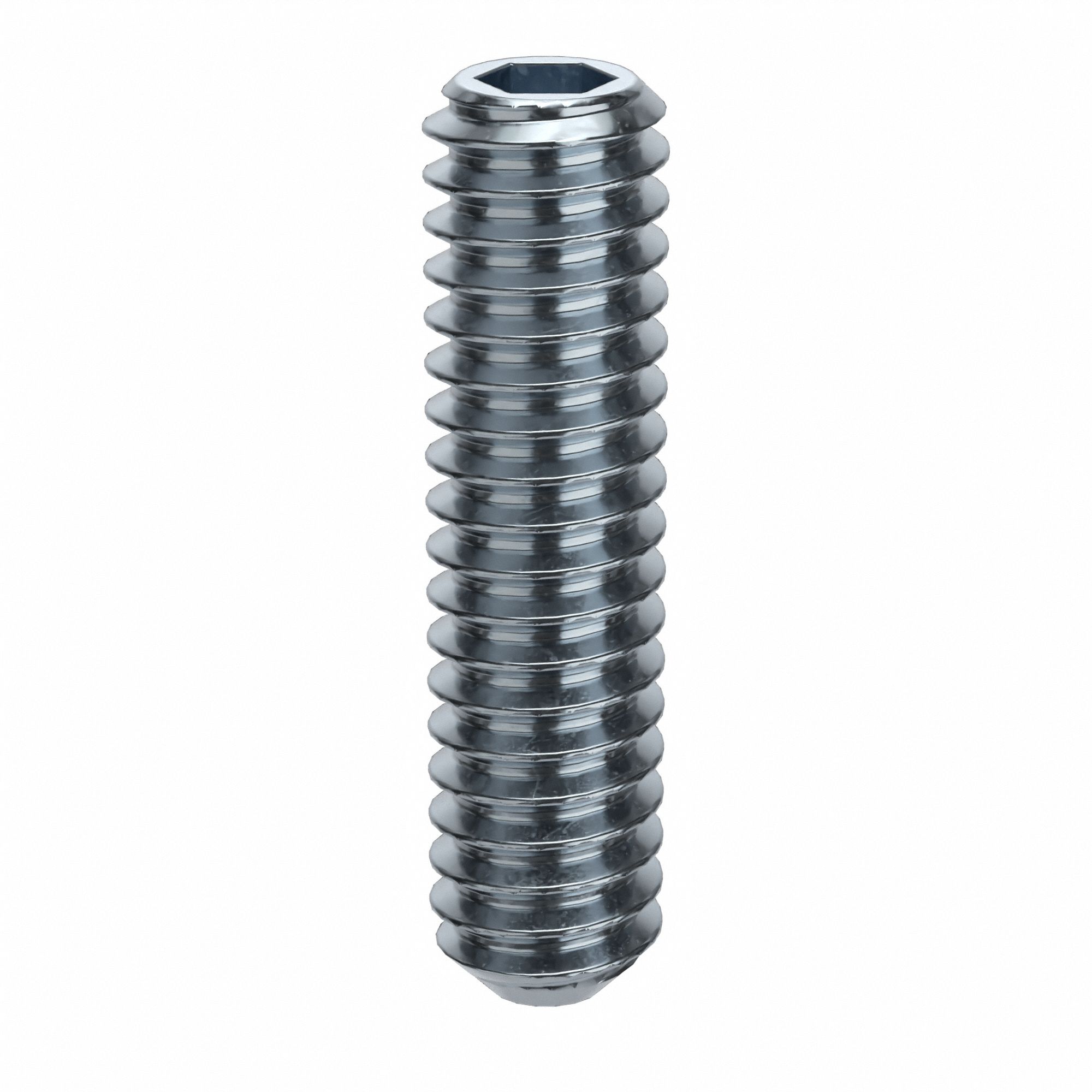 #5-40 Thread Size, 1/2 in Overall Lg, Socket Set Screw - 31KE05|U07860 ...