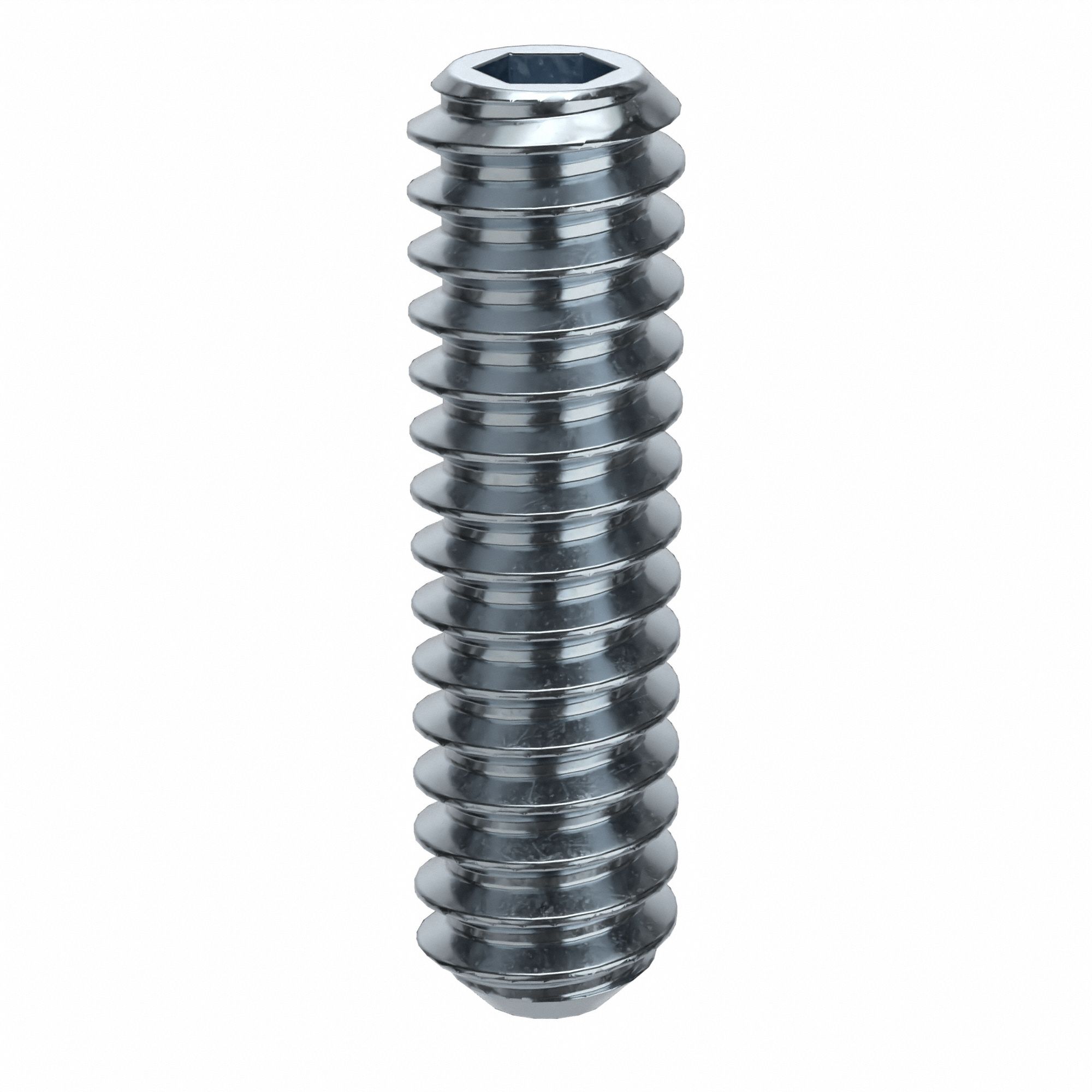 #6-32 Thread Size, 1/2 in Overall Lg, Socket Set Screw - 31KE11|U07860 ...
