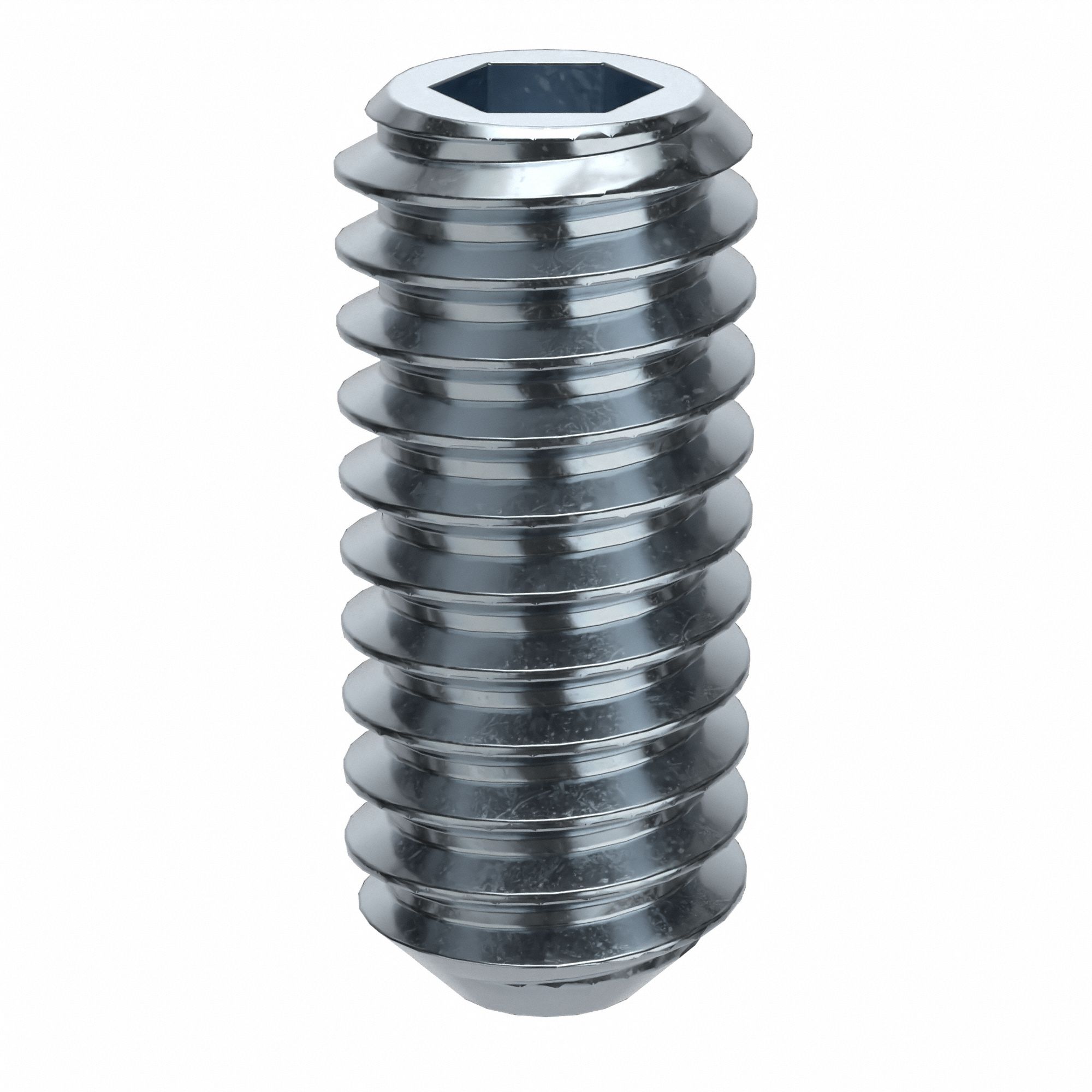 #8-32 Thread Size, 3/8 in Overall Lg, Socket Set Screw - 31KE19|U07860 ...