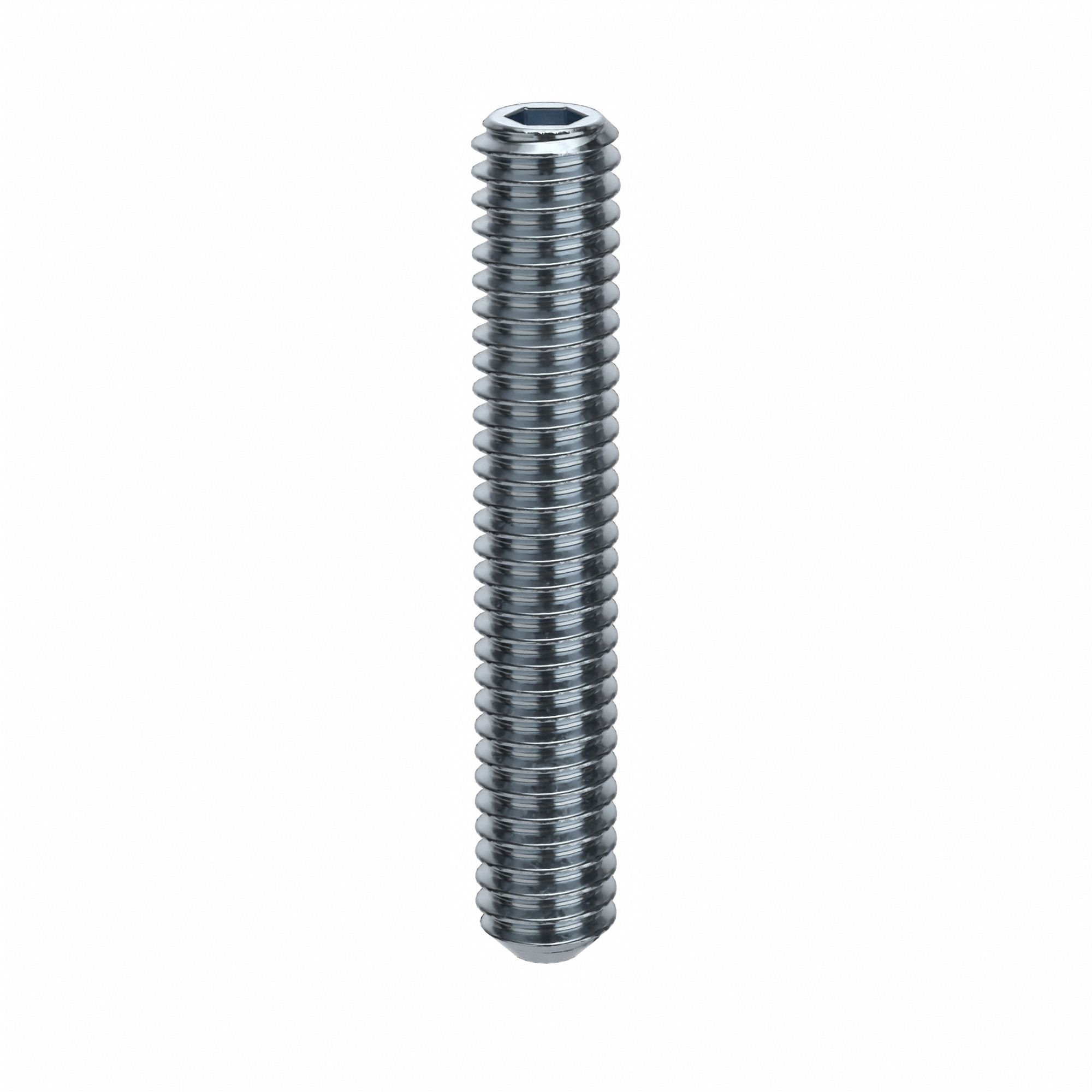 #8-32 Thread Size, 1 in Overall Lg, Socket Set Screw - 31KE23|U07860 ...