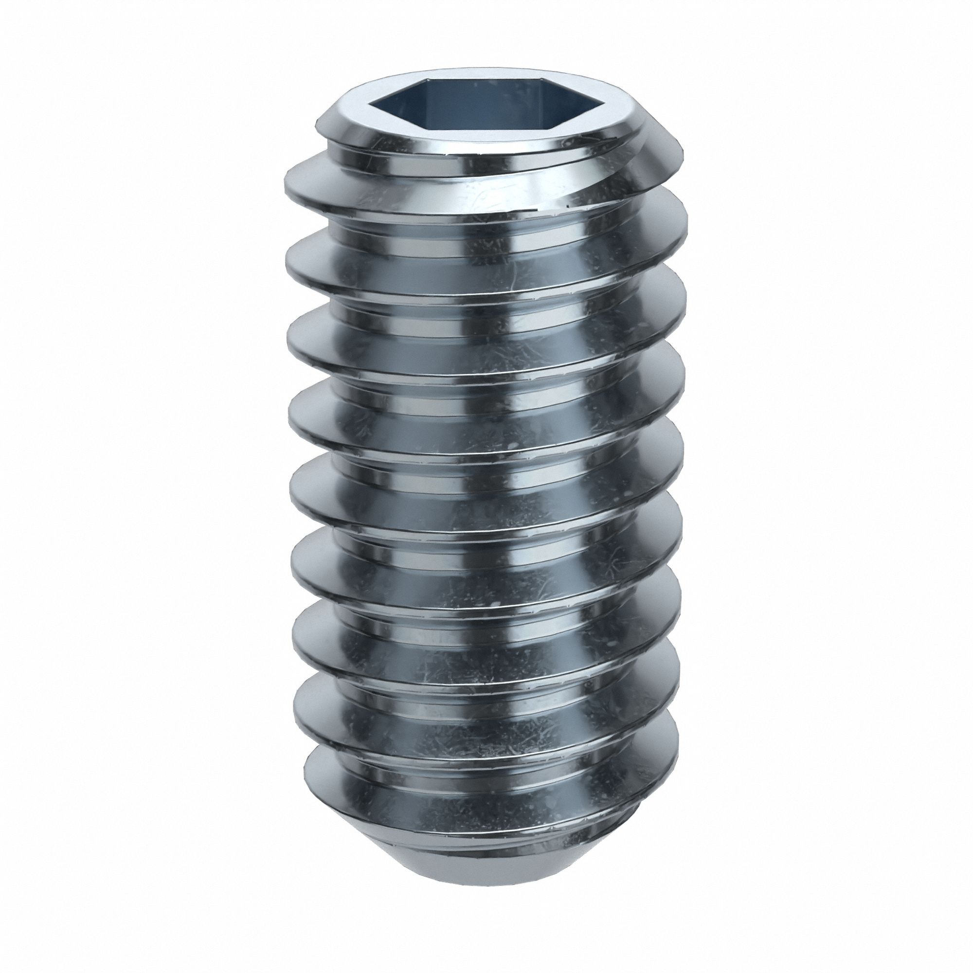 1/4"-20 Thread Size, 1/2 in Overall Lg, Socket Set Screw - 31KE38 ...