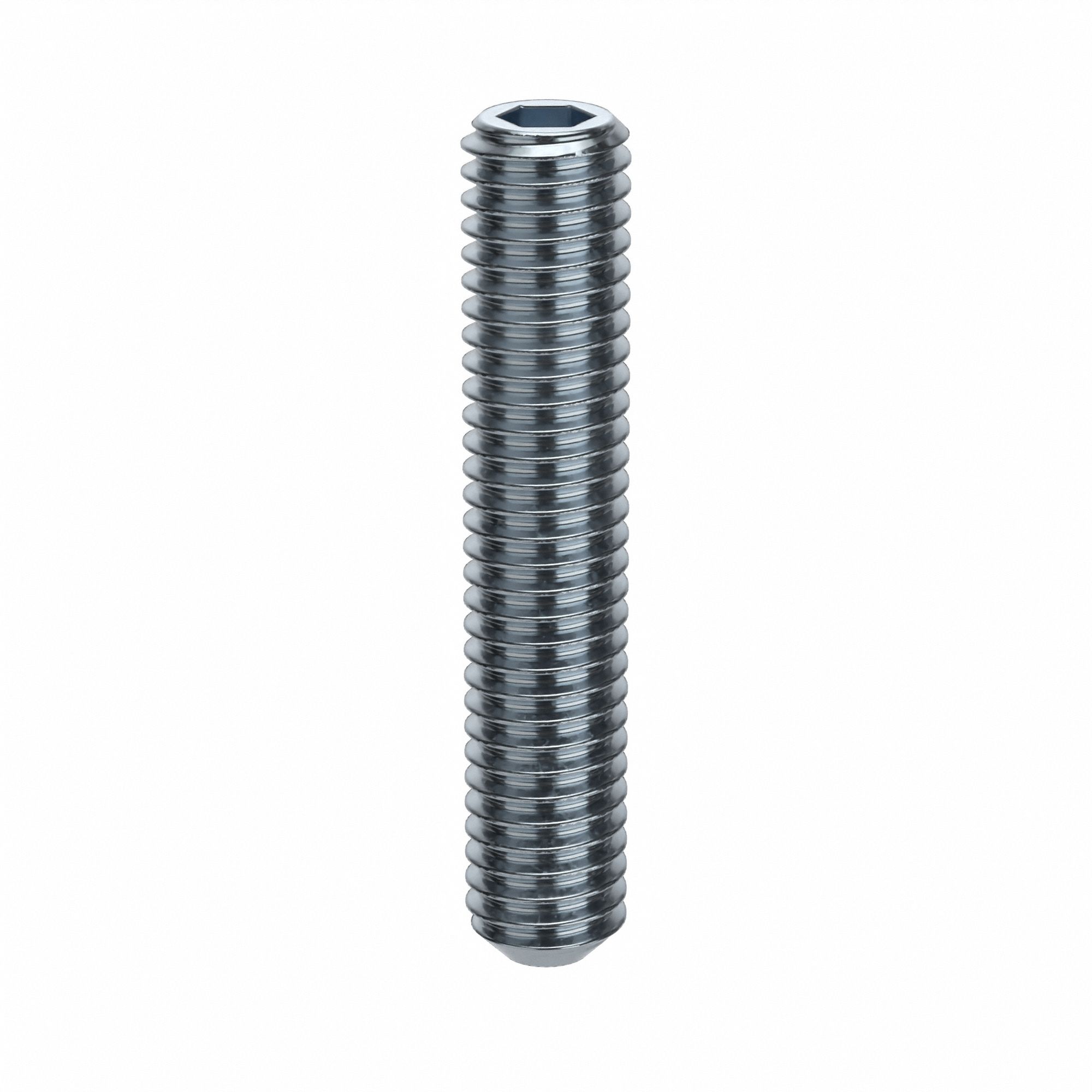 3/8"-16 Thread Size, 2 in Overall Lg, Socket Set Screw - 31KE68|U07860 ...