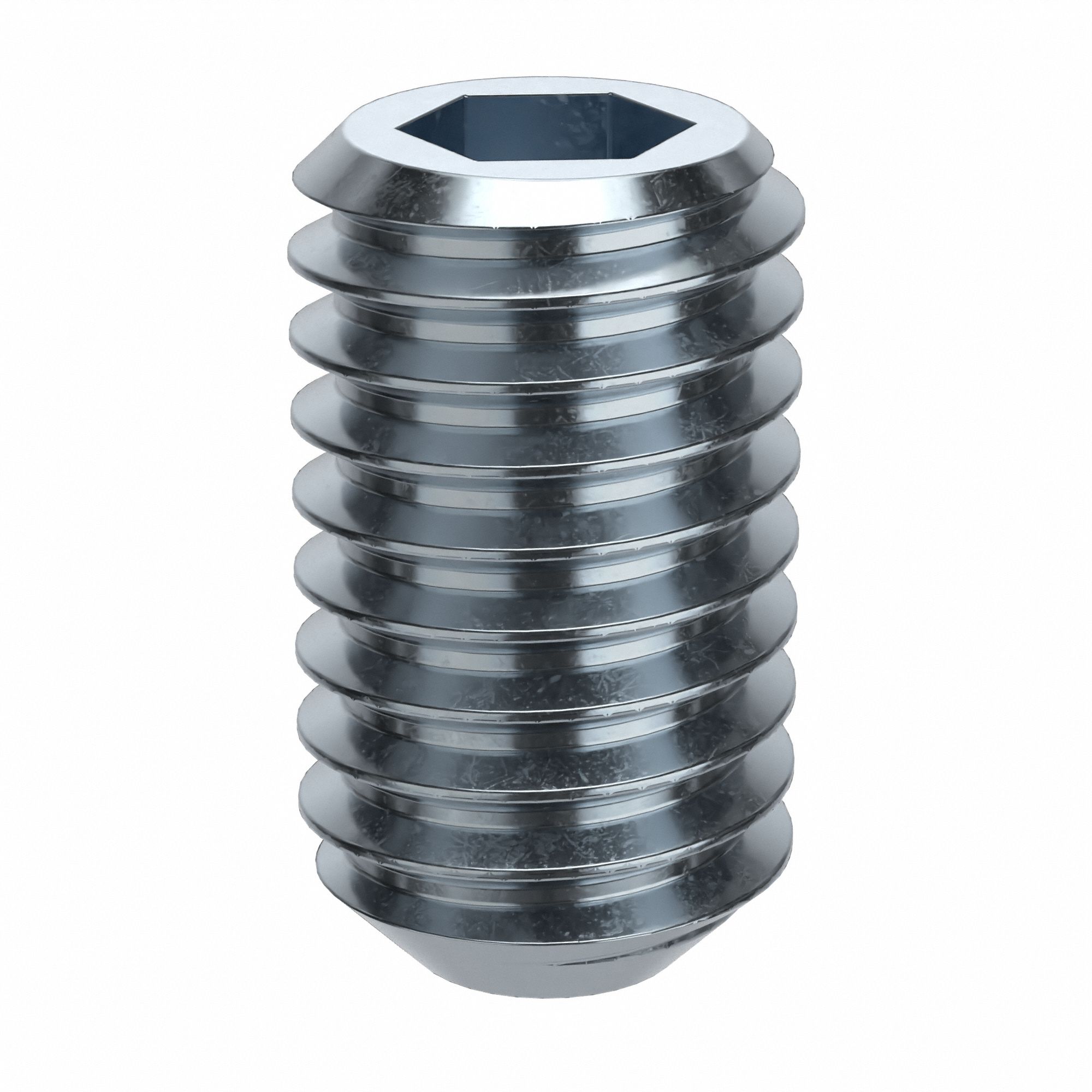 7/16"-14 Thread Size, 3/4 in Overall Lg, Socket Set Screw - 31KE74 ...