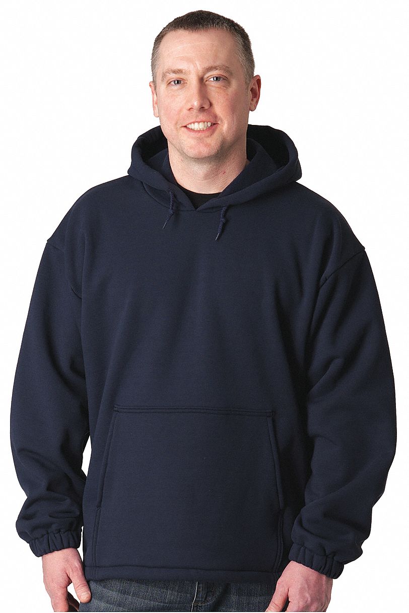 Flame-Resistant Hooded Sweatshirt - Grainger