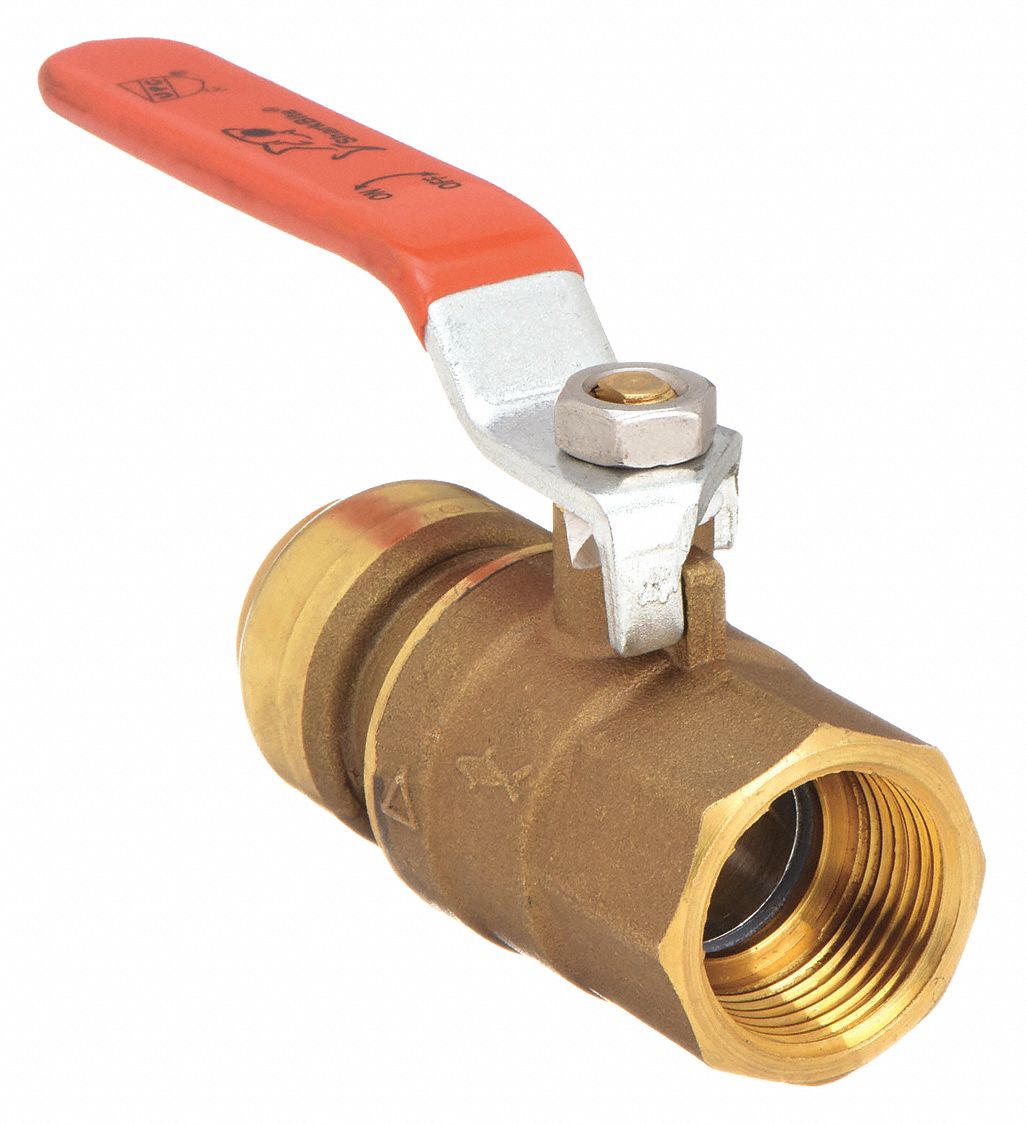 Ball Valve,Inline,Push-Fit,3/4in,200 psi - Grainger