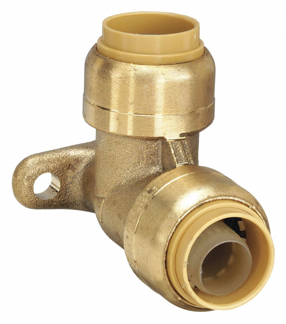 SHARKBITE, 1/2 in OD x 1/2 in Pipe Size, Push-to-Connect x MNPT, Drop ...