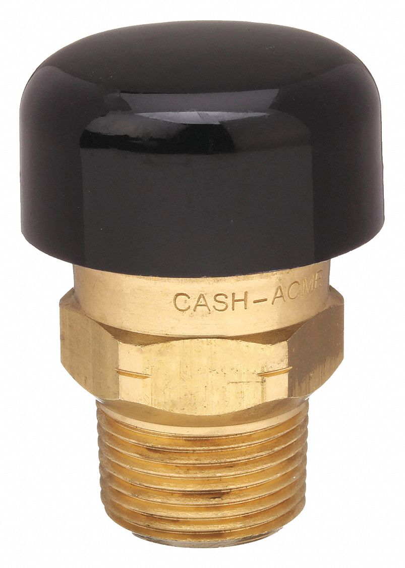 CASH ACME, Brass, 3/4 in Inlet Connection Size, Vacuum Relief Valve ...
