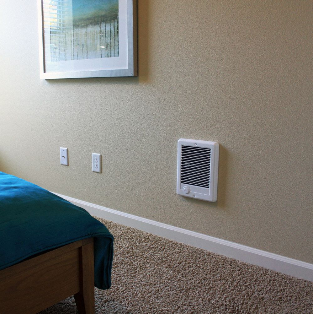 CADET Recessed Electric Wall-Mount Heater, 1,500W/2,000W, 208/240V AC ...