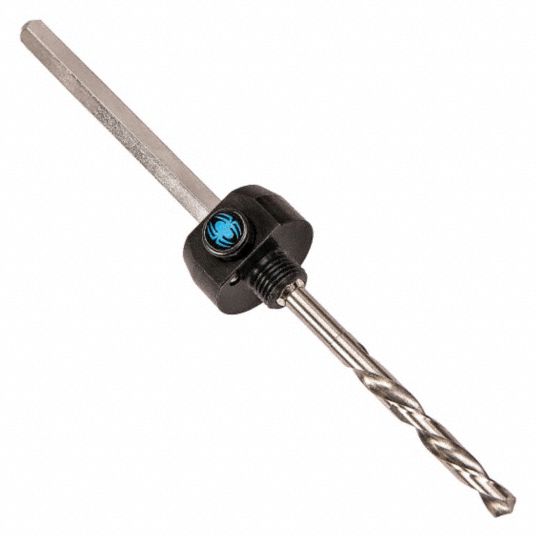 SPYDER Hole Saw Arbor: Quick Change, 1/2"-20 Thread Size, Hex Arbor ...