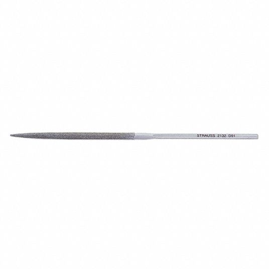 Triangular, 170_200 Grit, Needle File - 31LY27|NF2132D91 - Grainger
