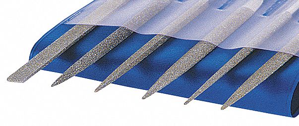 STRAUSS Needle File Set: Crossing/Equaling/Half Round/Round/Square ...