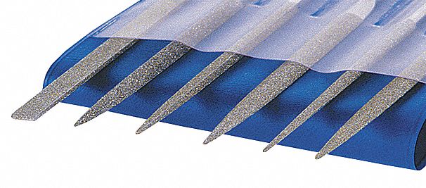 STRAUSS Juego de Limas de Aguja 140mm con mango Grueso con 6 piezas - Juegos de Limas Manuales ...