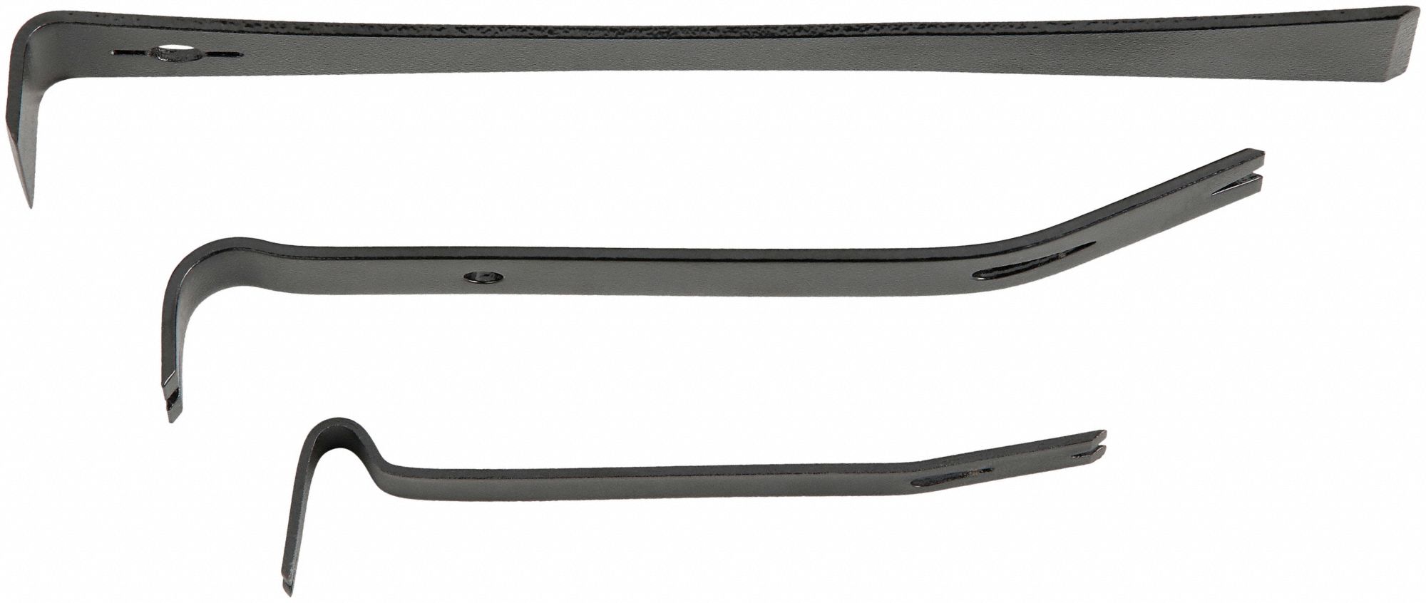 WESTWARD Pry Bar Set: Double Claw/Wedge End, 5 1/2 in_7 in_9 1/2 in ...