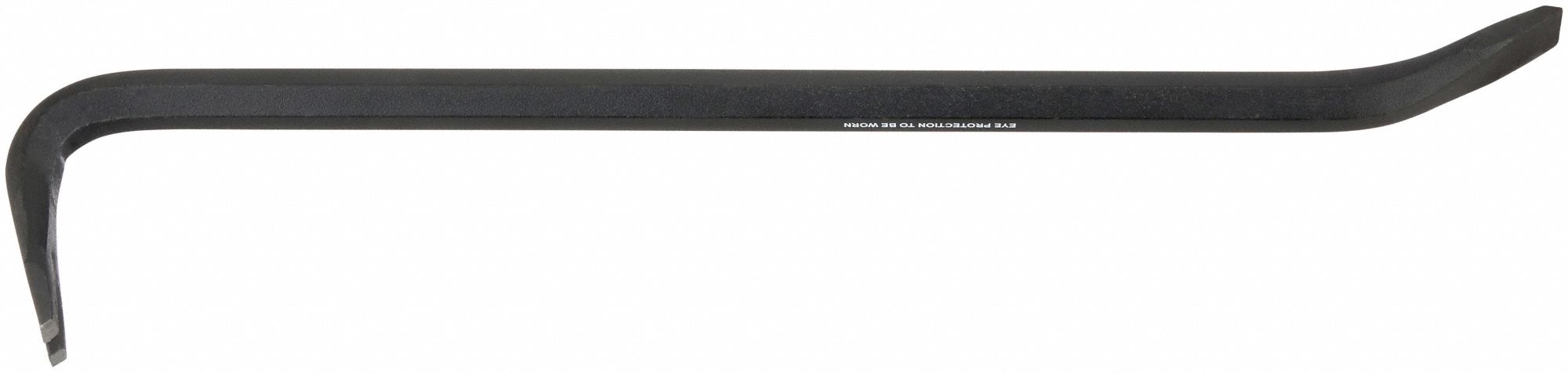 WESTWARD Gooseneck Wrecking Bar: Point End, 18 in Overall Lg, Double ...