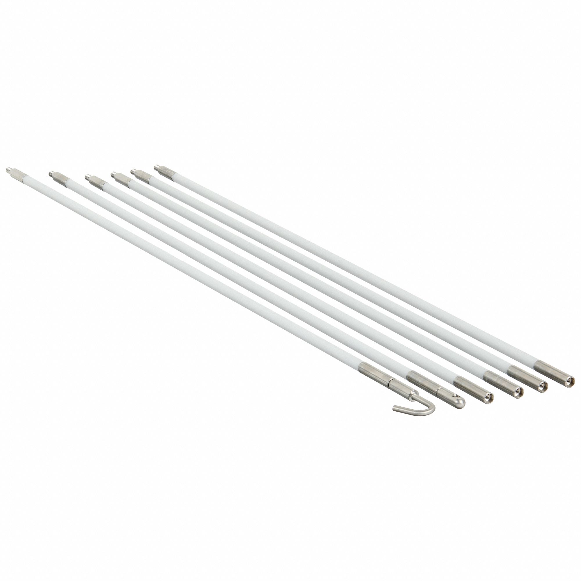 KLEIN TOOLS, (6) 3/16 in Glow Rods/Bullet Nose/Hook, 3/16 in Rod Dia ...
