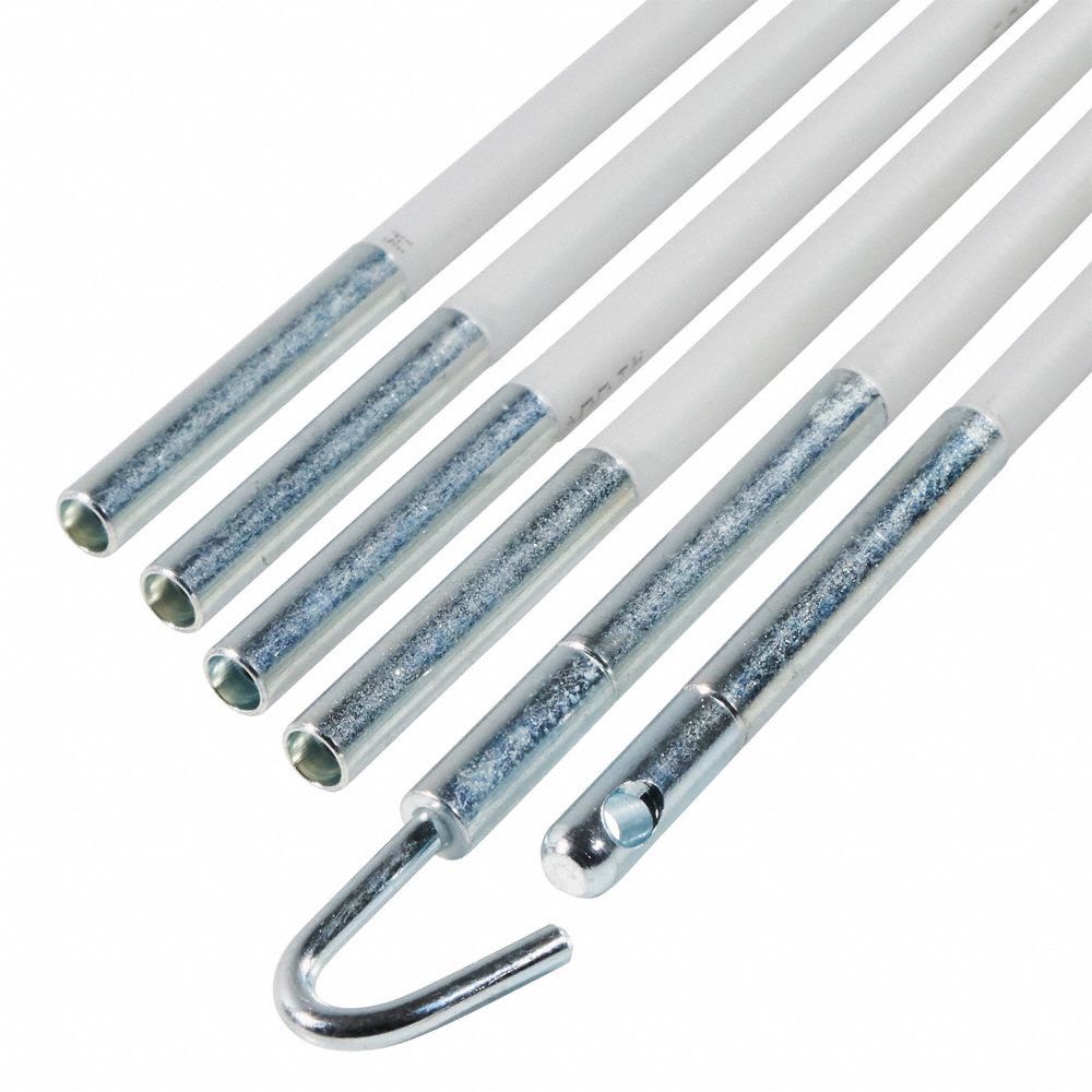 KLEIN TOOLS Mid-Flex Glow Rod Set: (6) 3/16 in Glow Rods/Bullet Nose ...