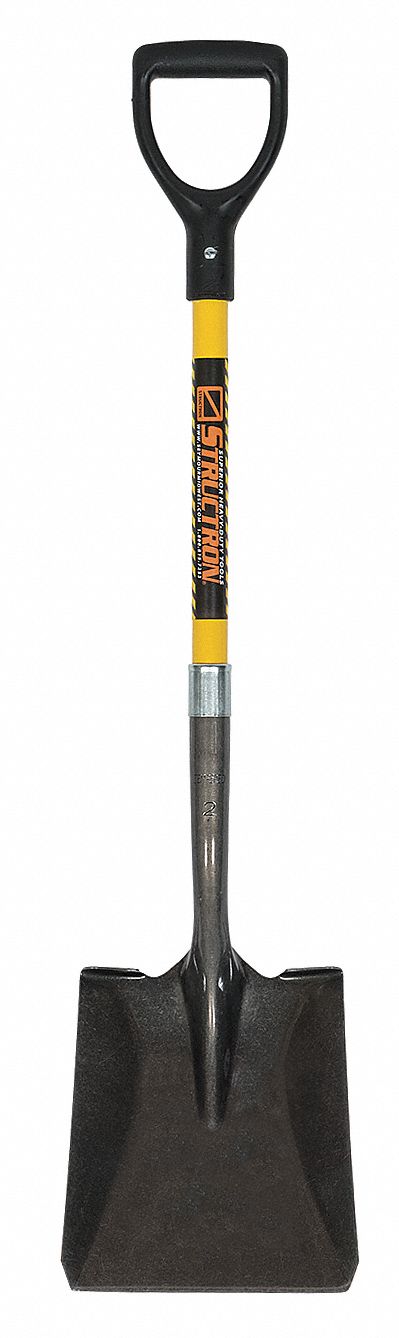 Square Point Shovel,29",Handle,14 ga. - Grainger