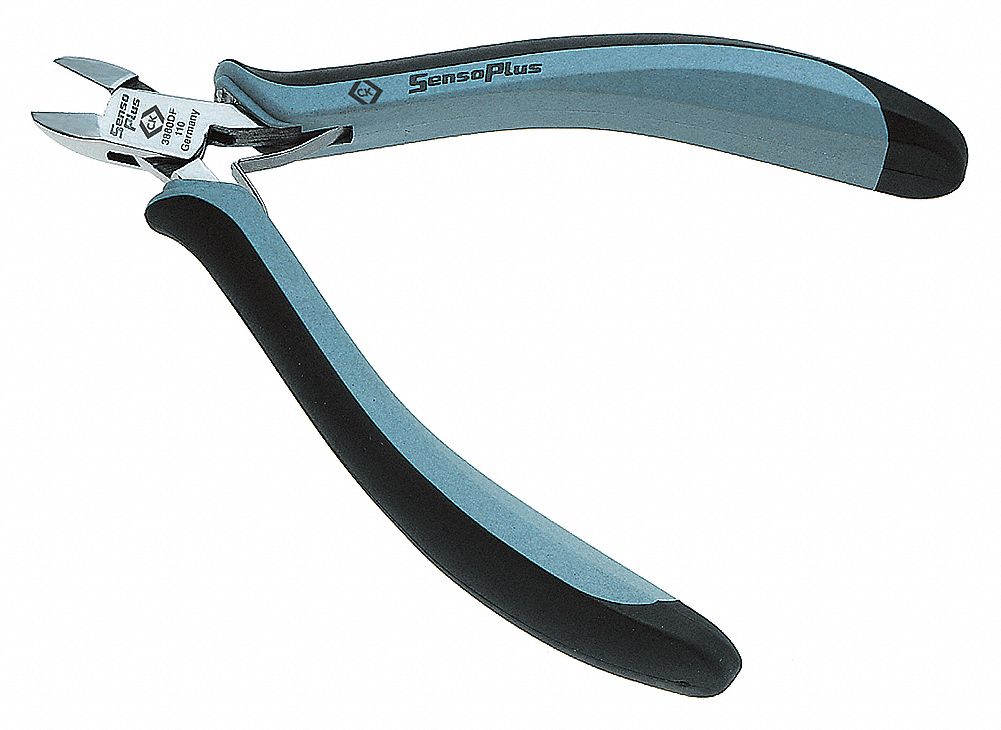 C.K TOOLS ESD DIAGONAL CUTTER 4 1/4IN-FULFLSH - 12854 - CKTT3880DF110 ...