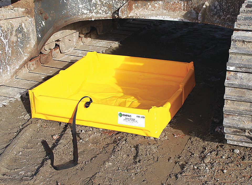 ENPAC FOLDING DUCK POND - 3X3X6 - Collapsible Spill Containment Berms ...