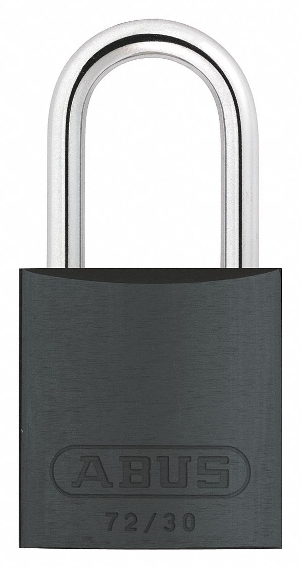 ABUS Candado de Bloqueo Negro con 1 llaves Diferente - Candados con Mecanismo de Bloqueo ...