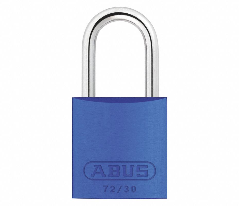 ABUS Candado de Bloqueo Azul con 1 llaves Igual - Candados con Mecanismo de Bloqueo - 31NE88 ...