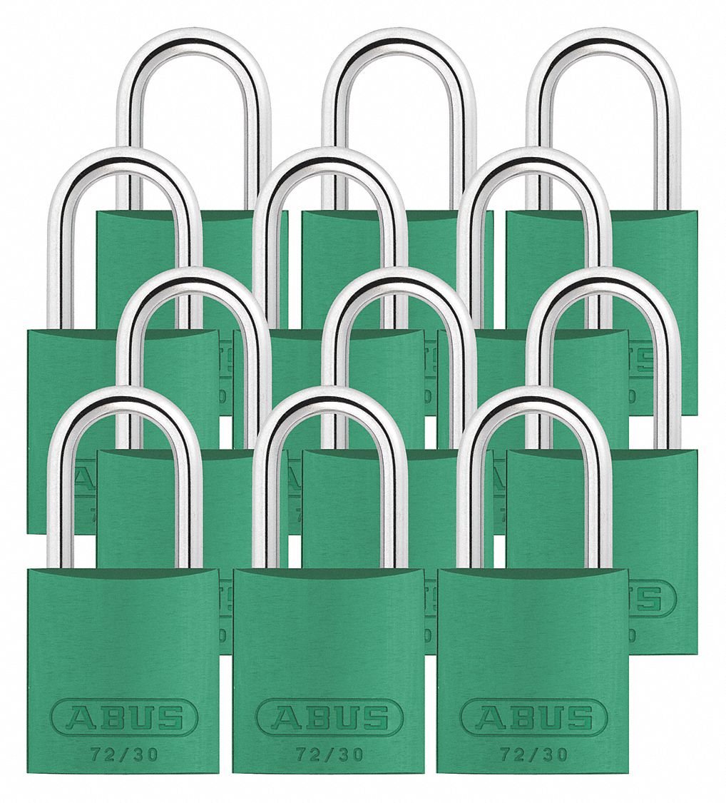 ABUS Candado de Bloqueo Verde con 1 llaves Igual - Candados con ...