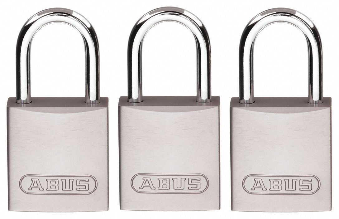 ABUS, Keyed Alike, Aluminum, Lockout Padlock - 31NF13|72/30 KA X 3 - Grainger