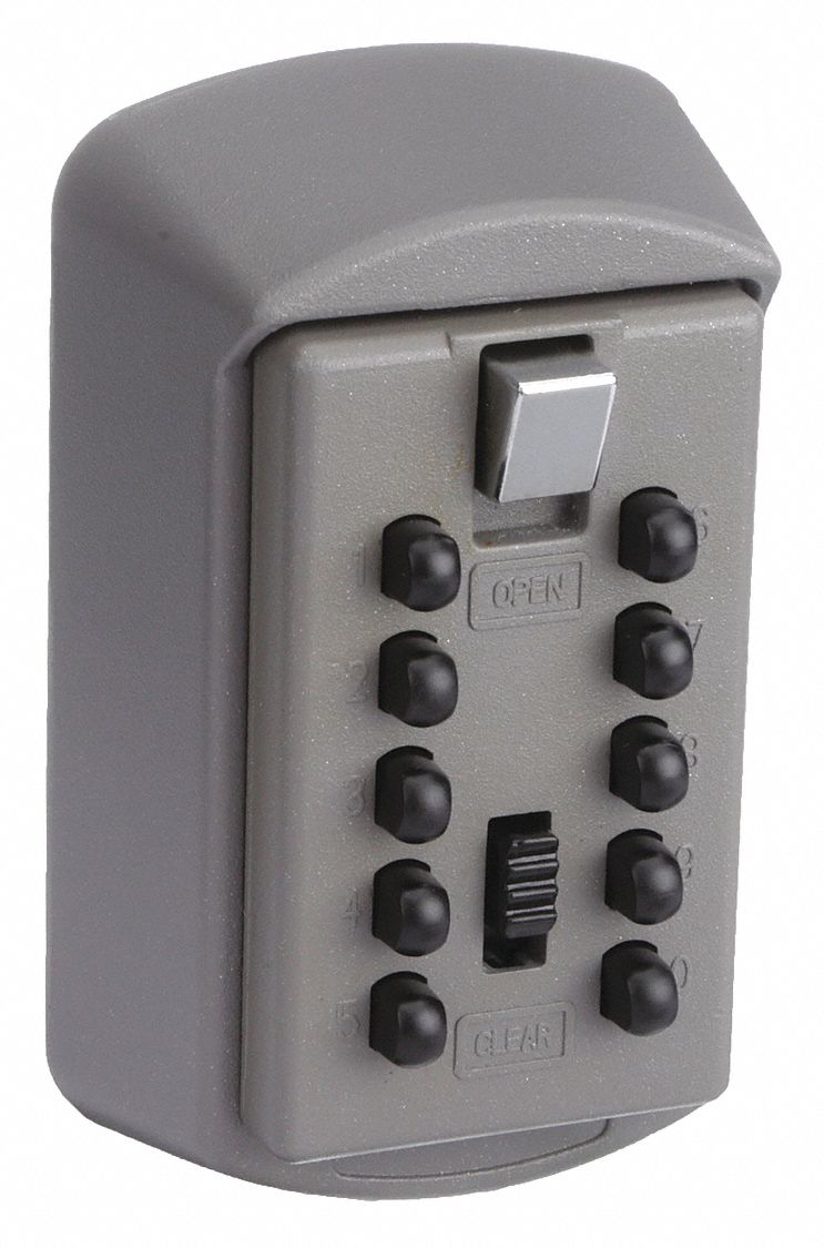 Mechanical Combo Lock, 2 Key Capacity, Lock Box - 31NG35|31NG35 - Grainger