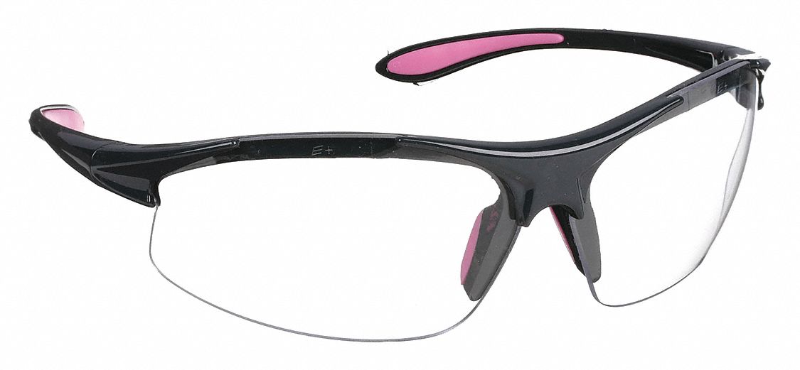 ERB SAFETY, Clear Lens, Half-Frame, Safety Glasses - 31TU52|18622 ...